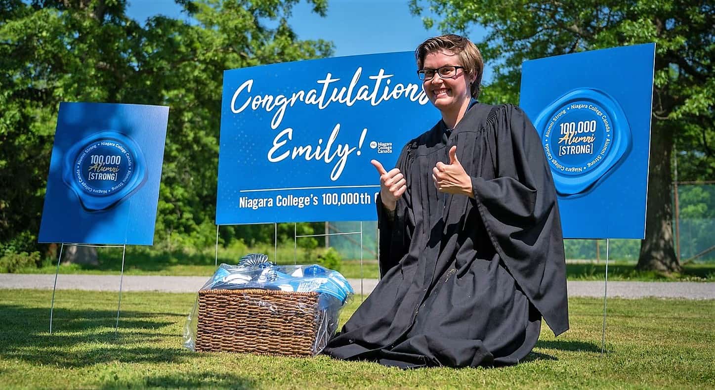 Welland campus sees special return as 100,000th graduate comes back ...